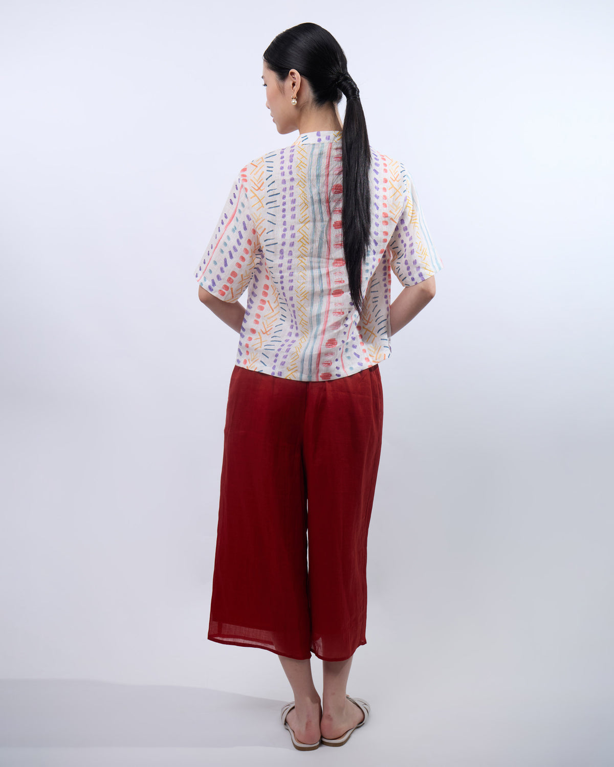 Short Sleeve Linen Cheongsam Qipao Top in Multi Colours l You Living ...